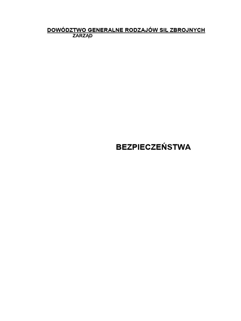 Instrukcja Bezpieczeństwa WRiA DTU-3.2.5.7.11 | PDF