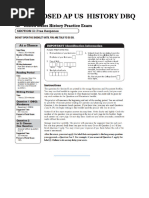 APUSH DBQ Outline Template | PDF