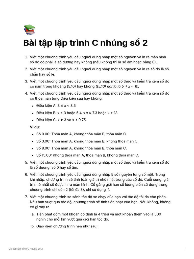 Embedded C Practice 2 | PDF