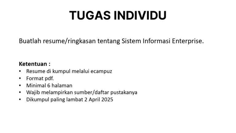 Tugas Resume SIE | PDF