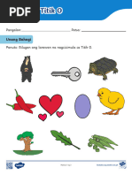 Marungko Worksheet - Titik E | PDF