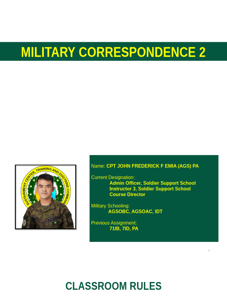 Military Correspondence 2 | PDF | Acronym | Brigadier