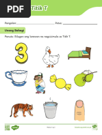 Marungko Worksheet - Titik R | PDF