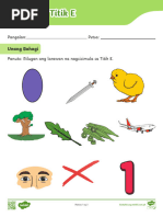 Marungko Worksheet - Titik Y | PDF