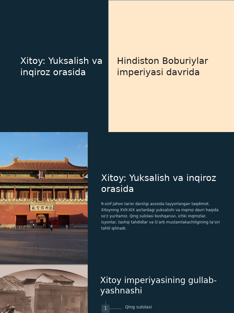 Xitoy Yuksalish Va Inqiroz Orasida | PDF