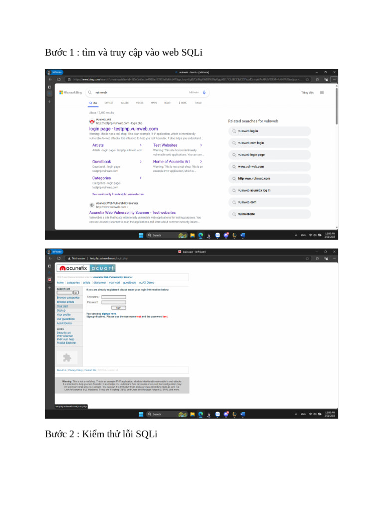 NguyenGiaHuy - SQLi | PDF