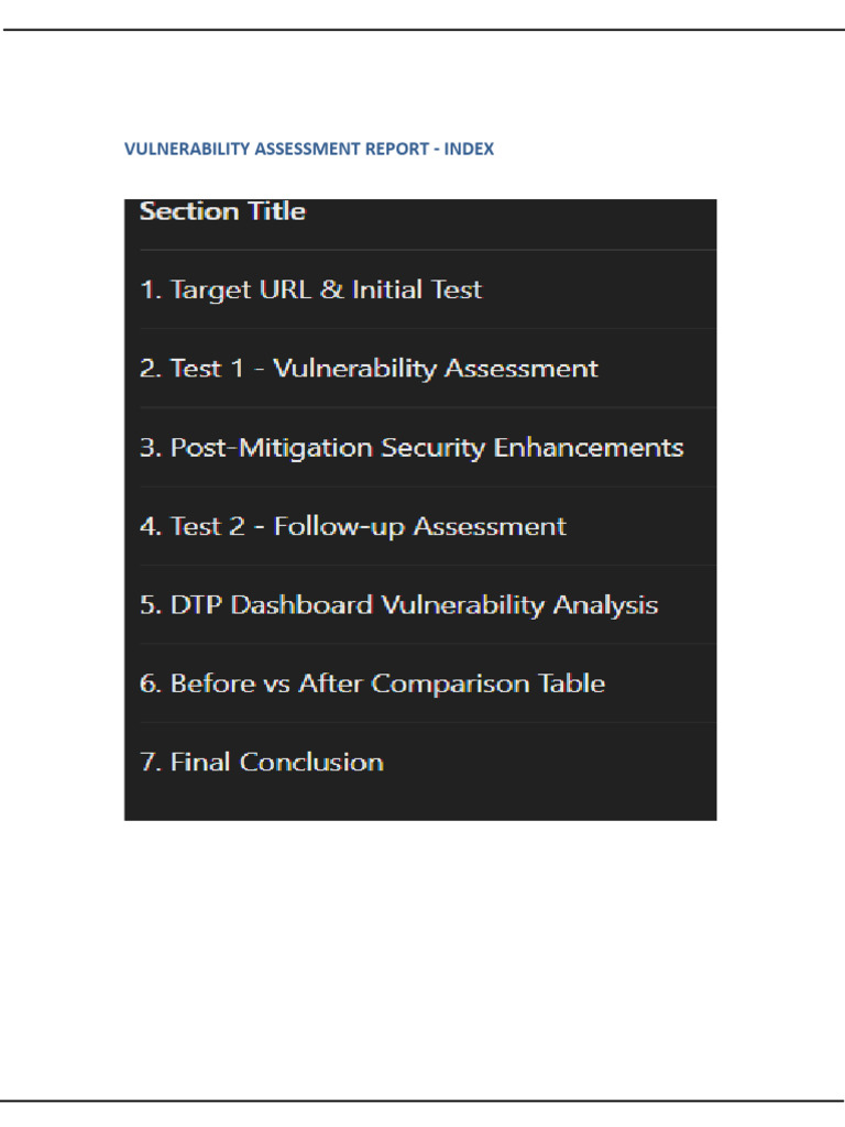 Vulnerability Assessment Summary Report | PDF | Http Cookie | Security