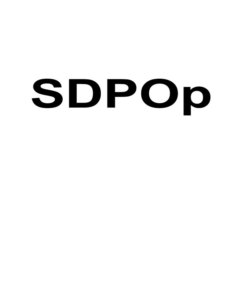 Sdpo | PDF