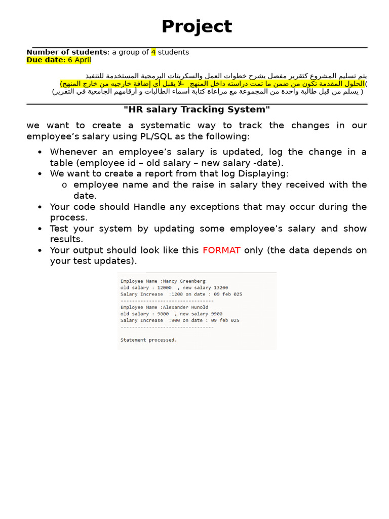 Project 1 - PLSQL | PDF