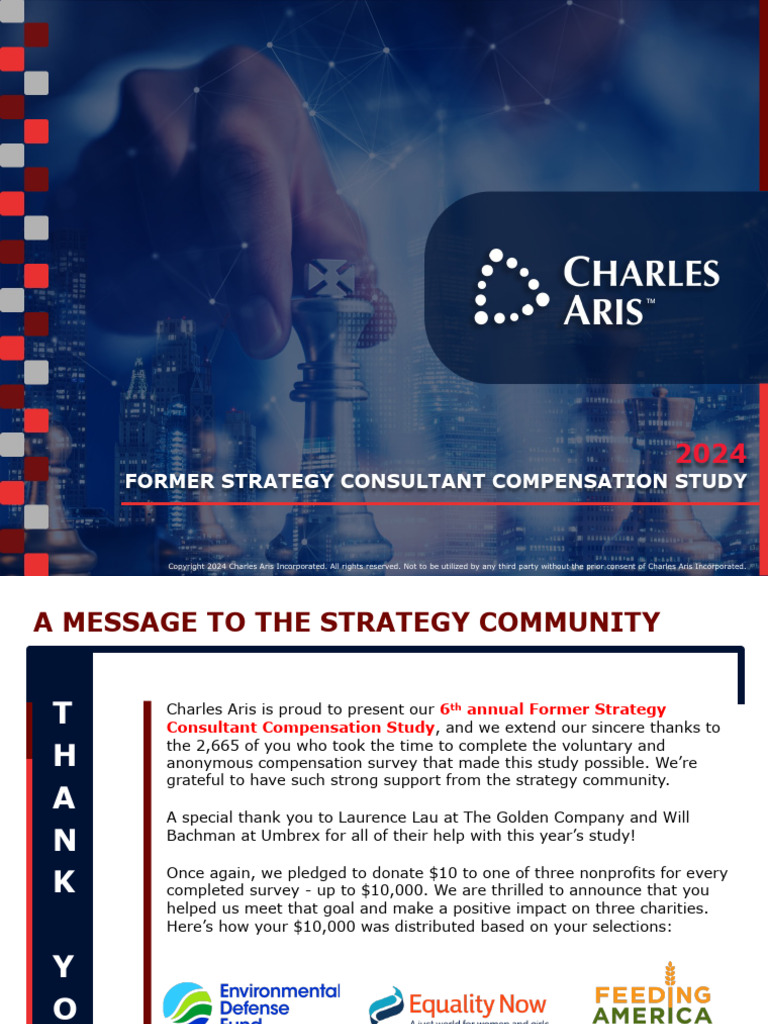 2024 Charles Aris Former Strategy Consultant Compensation Study | PDF ...