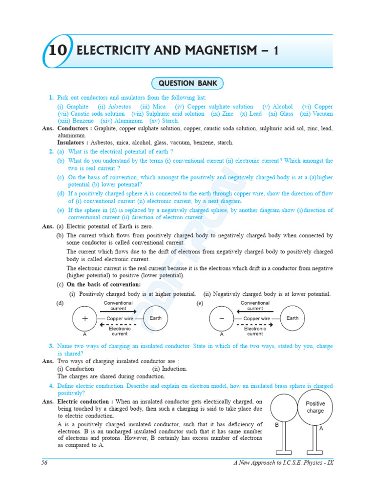 Conductors and Insulators in Circuits | PDF | Electric Current ...
