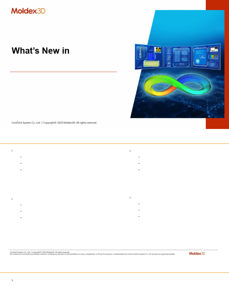 What's New in Moldex3D 2025 | PDF | Viscosity | Computer Aided Design
