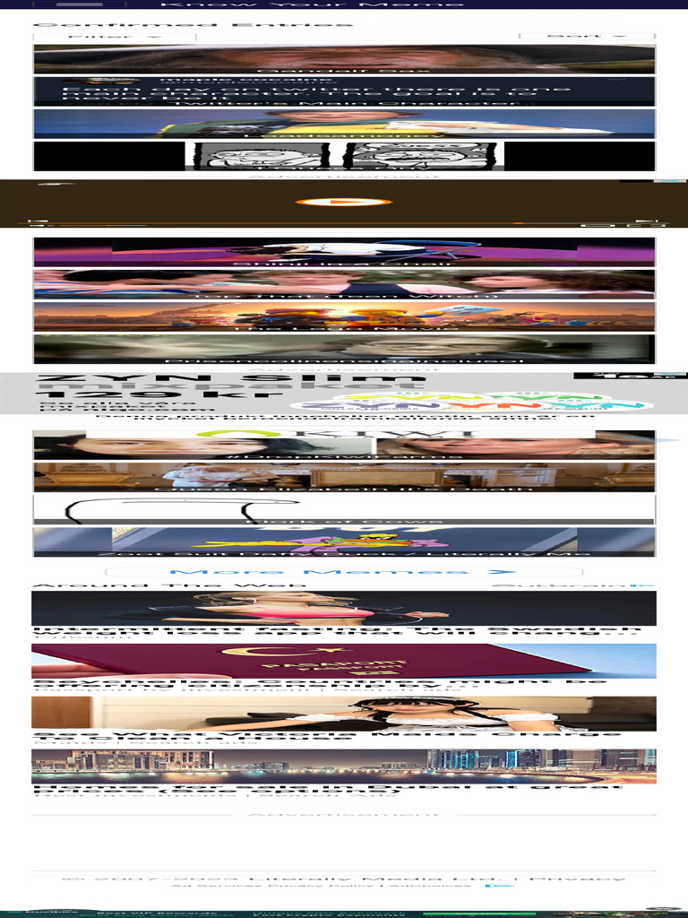 Confirmed Entries Know Your Meme | PDF