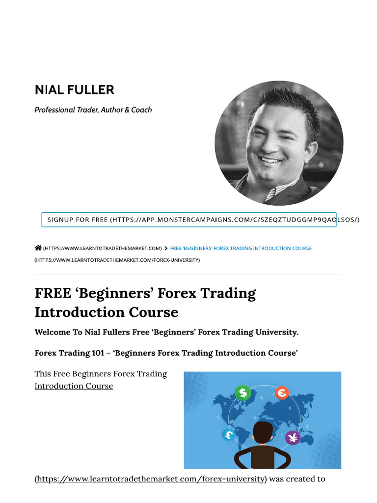 FREE - Beginners - Forex Trading Introduc... University Learn To Trade ...