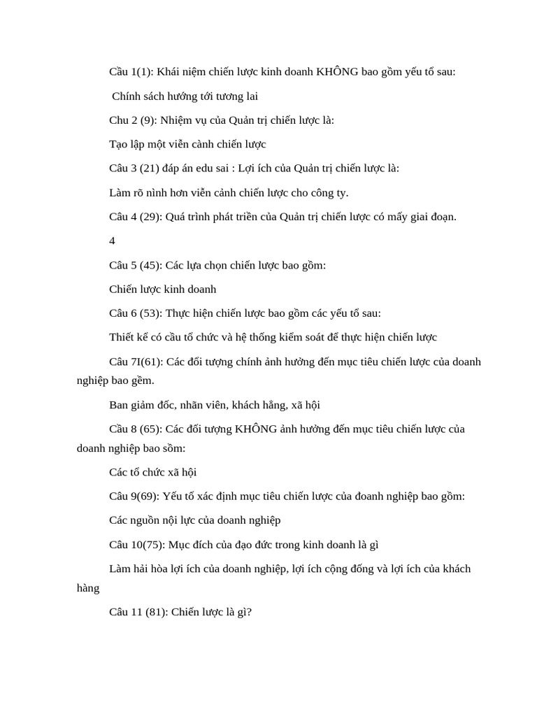 ql chien luoc | PDF