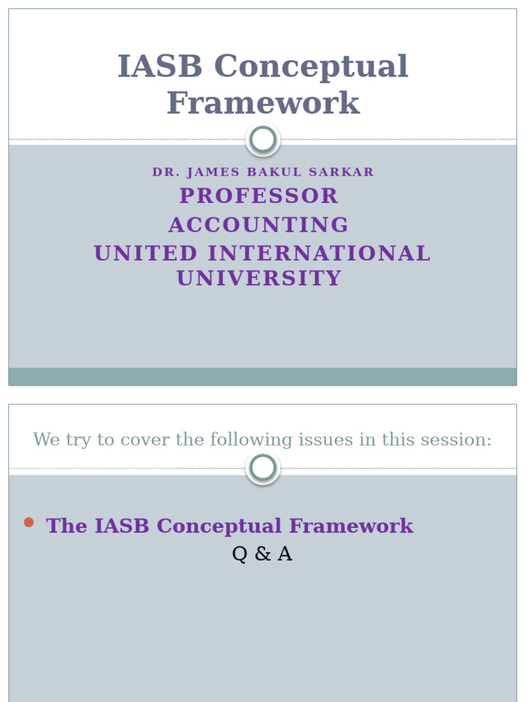 Conceptual Framework | PDF | International Financial Reporting ...