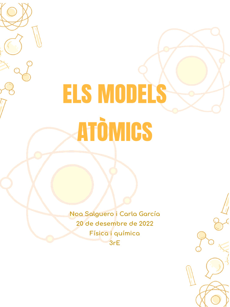 Els Models Atòmics, Noa I Carla | PDF