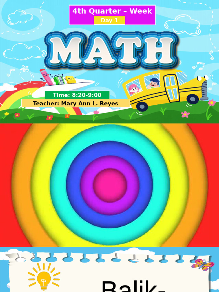 Math Week 6 PPT 1 | PDF