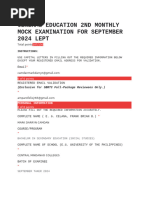 PEPT Exam Reviewer for Grades 1-10 | PDF | Area | Pi
