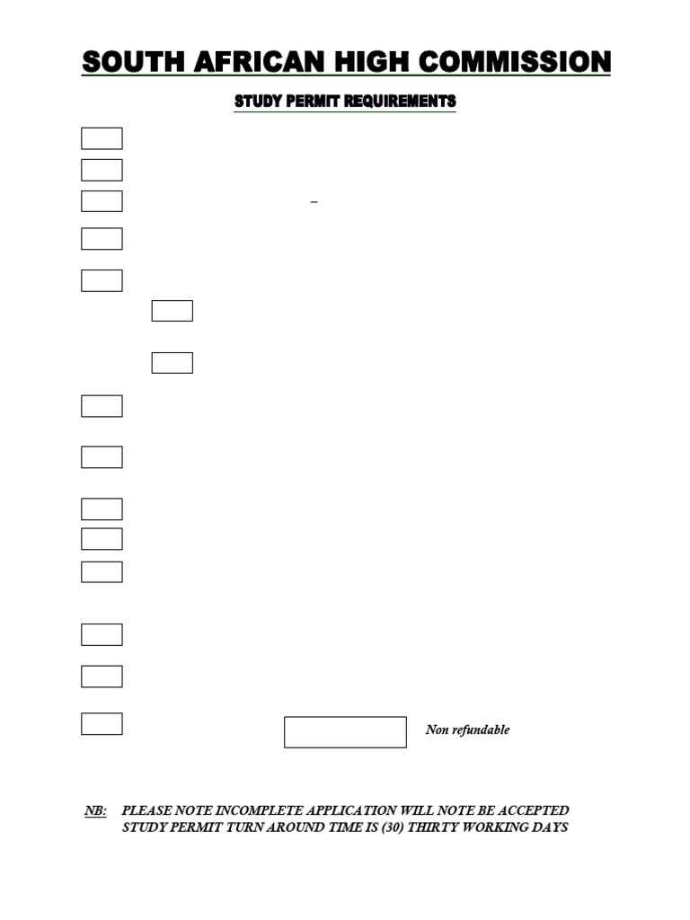 Study Permit Req | PDF