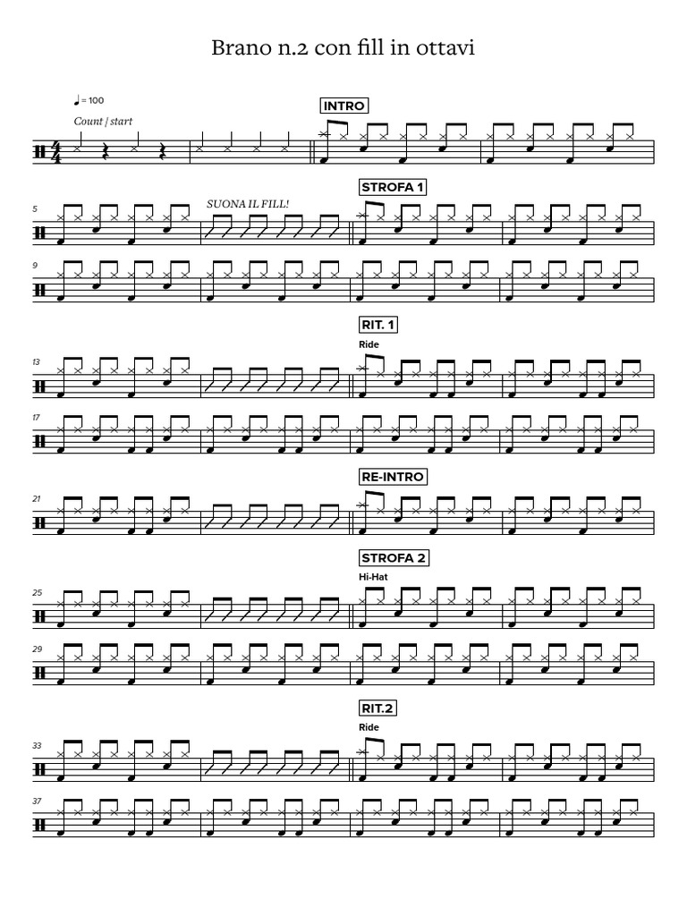 Brano-n-2-con-fill-in-ottavi-2 | PDF