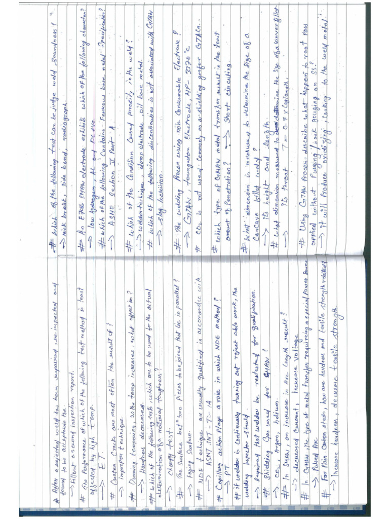 ARAMCO Interview Note - Pg-8 | PDF