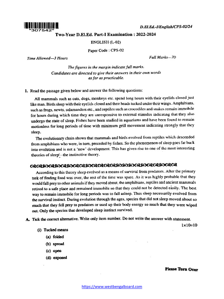 Deled Part 1 English L 02 Cps 02 2024 | PDF