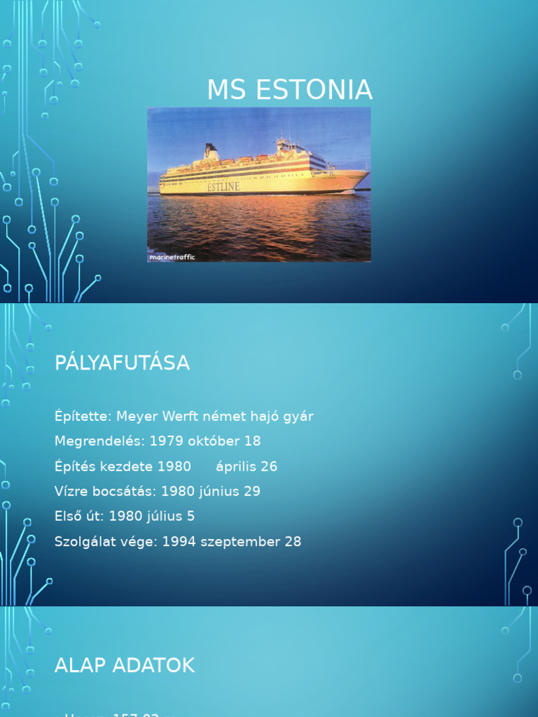 Ms Estonia | PDF