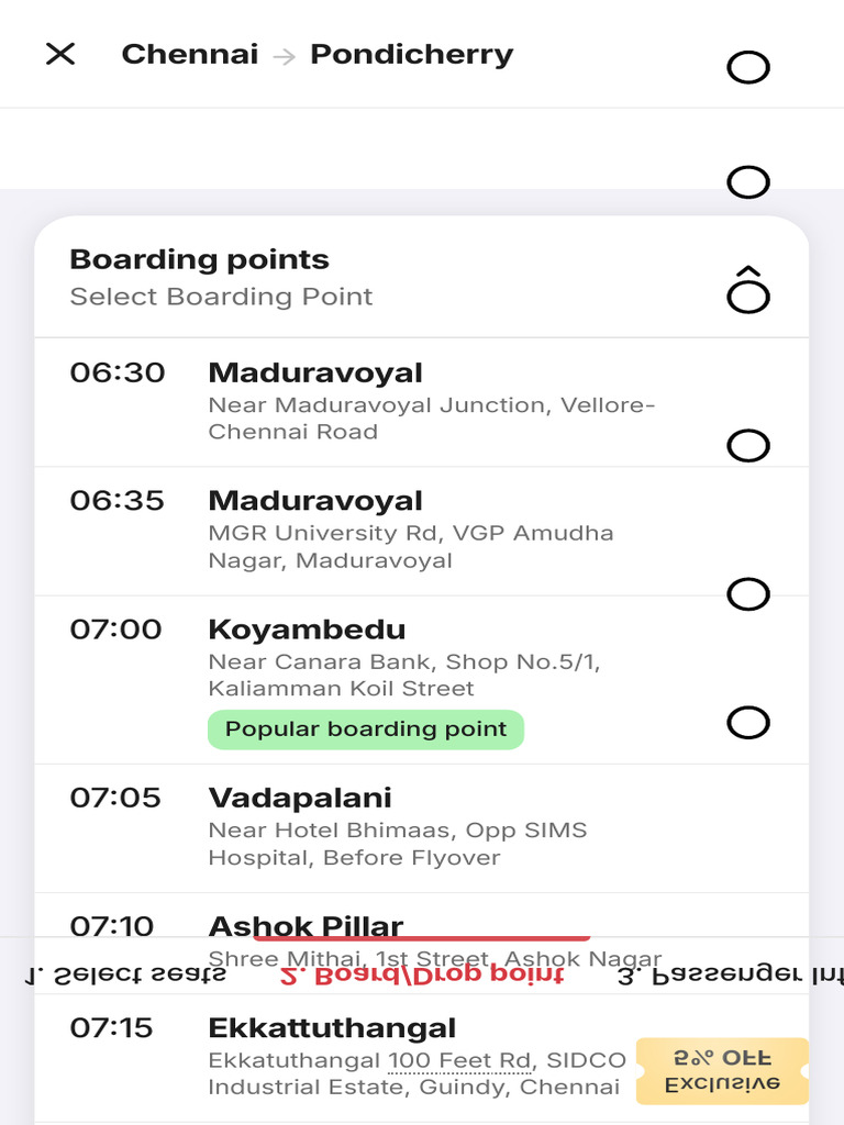 Chennai To Pondicherry Bus Online Tickets Booking Upto Rs 250 OFF ...