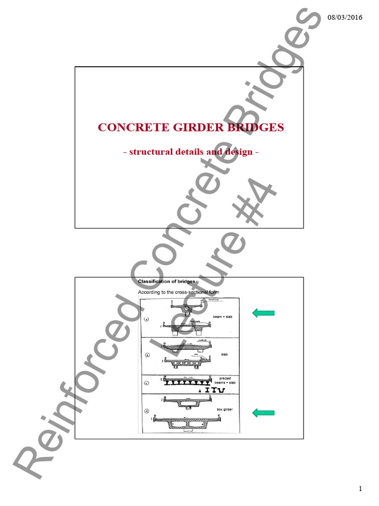 Concrete Girder Bridge Design Guide | PDF | Structural Steel ...