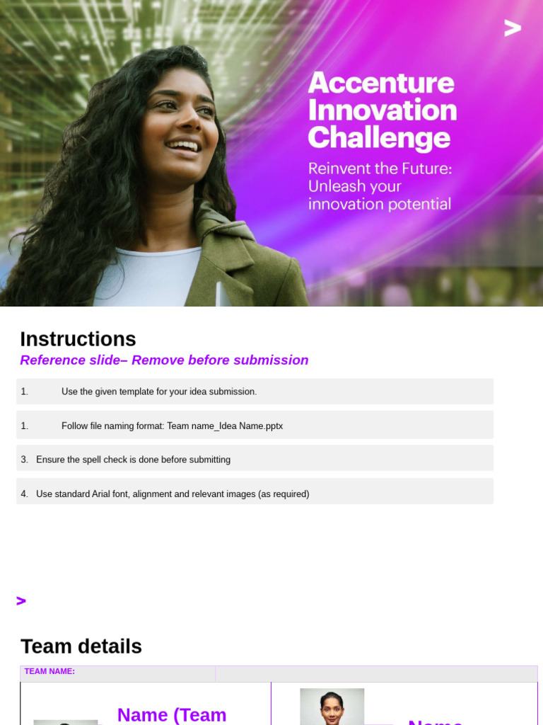 Idea Submission Template For Engineering Students | PDF