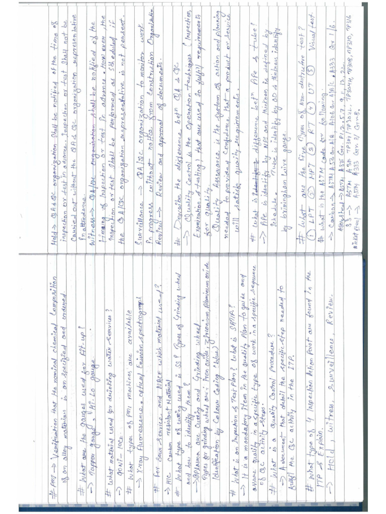 ARAMCO Interview Note_Pg-15 | PDF