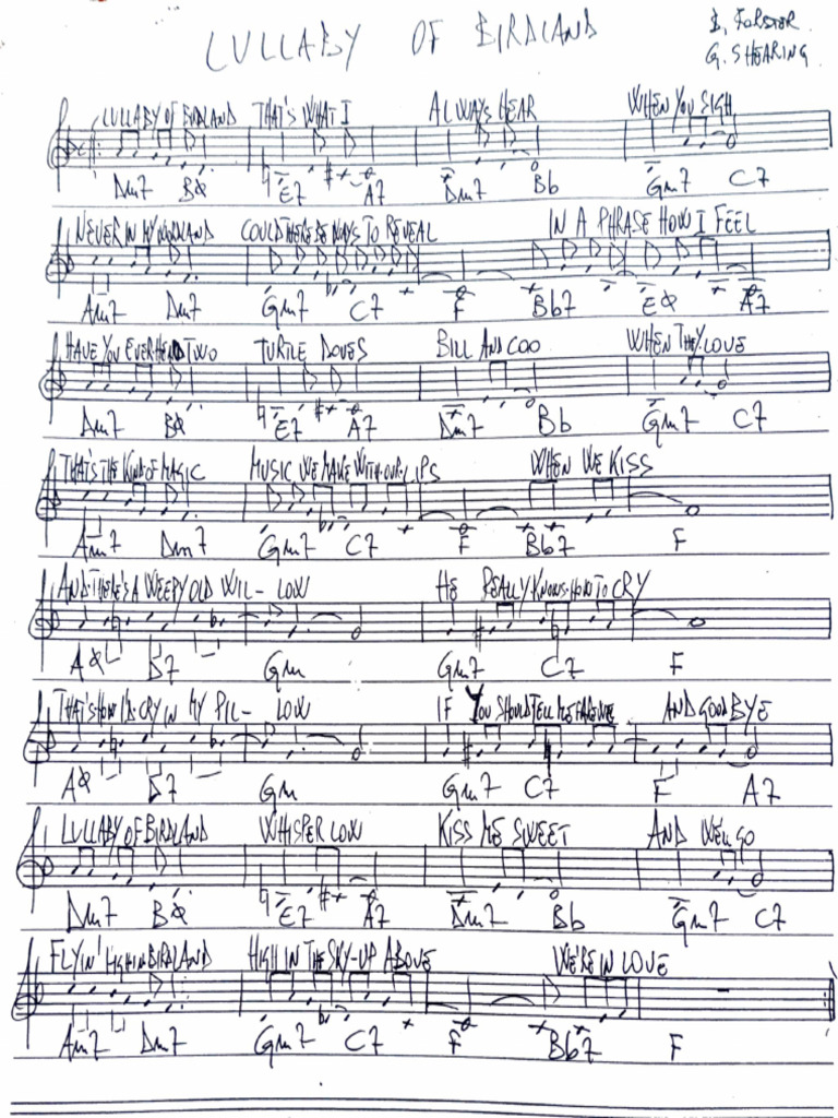 Lullaby of Birdland | PDF