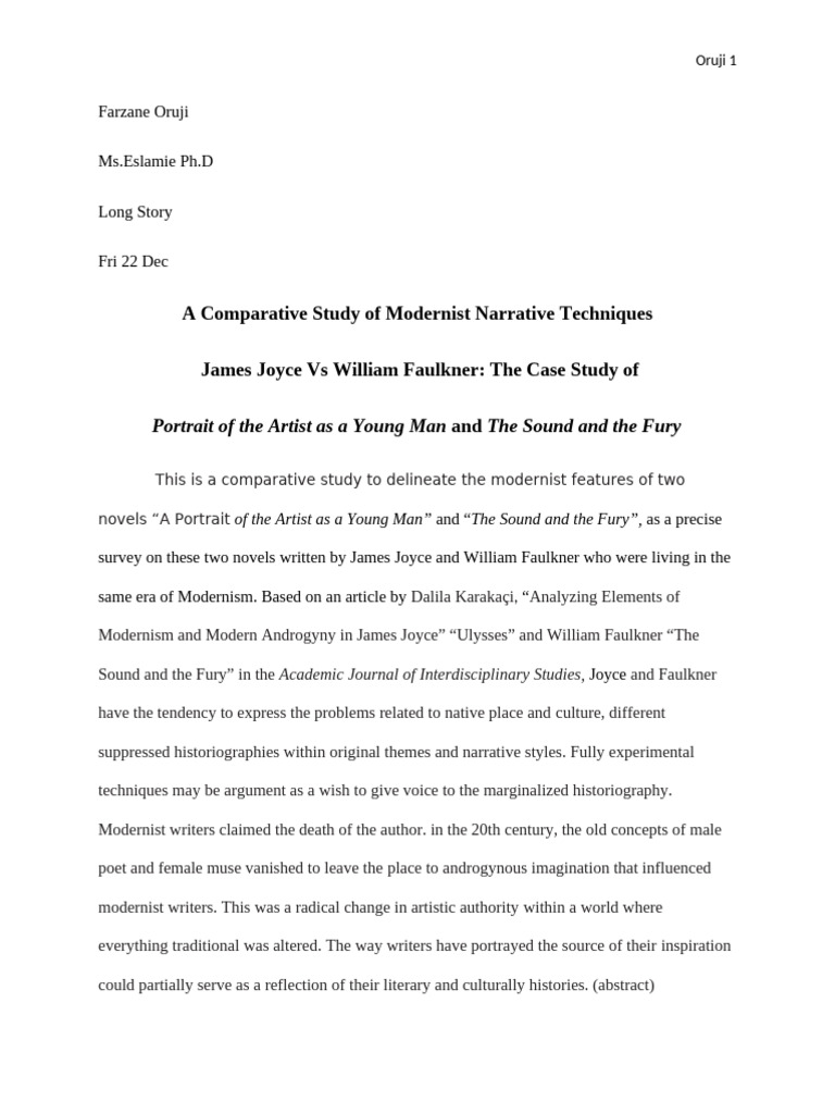 Article On A Portrait of The Artist As A Young Man 1 | PDF | A Portrait ...