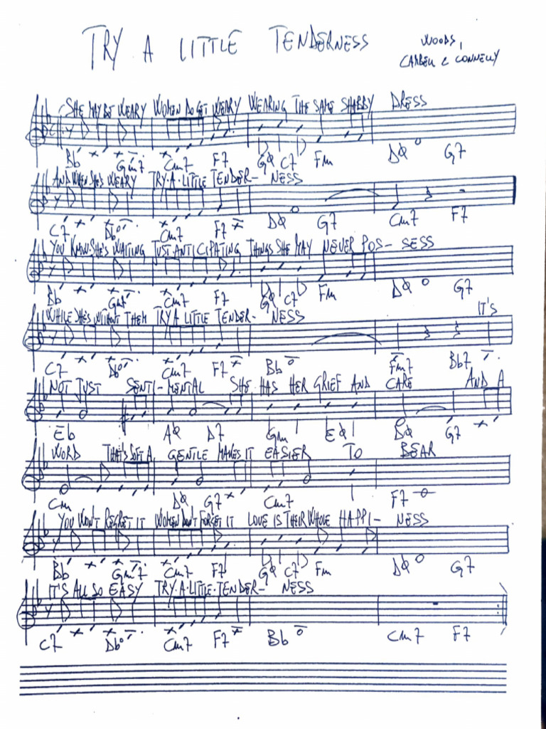 Try A Little Tenderness | PDF