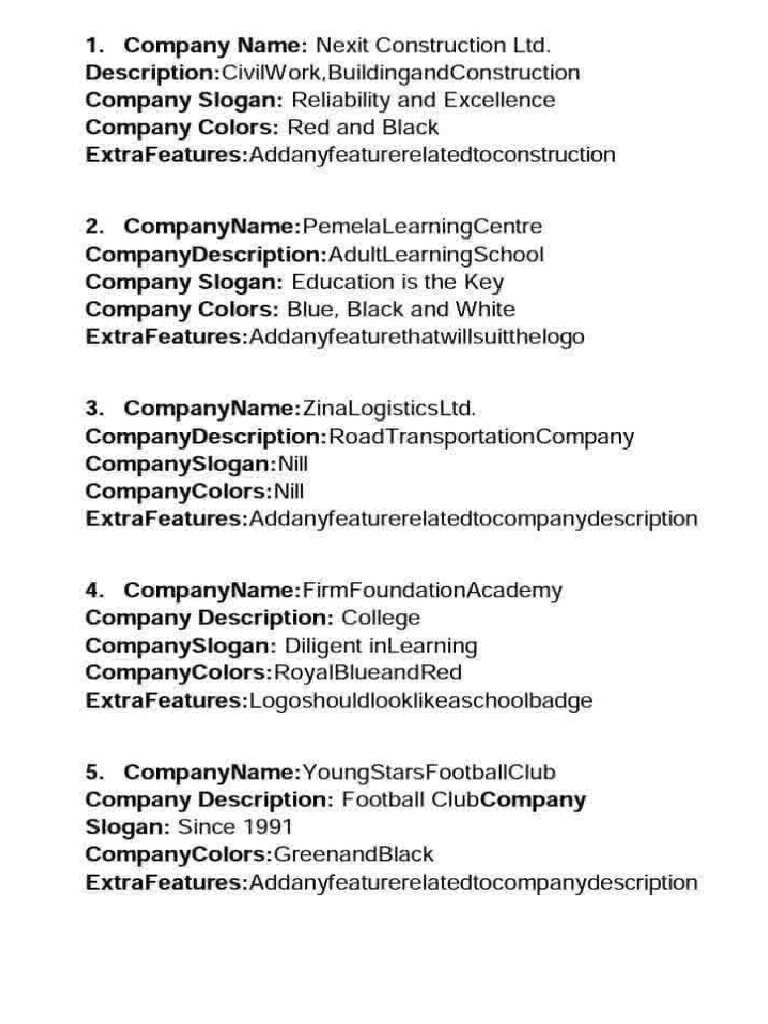 Logo Design Project | PDF
