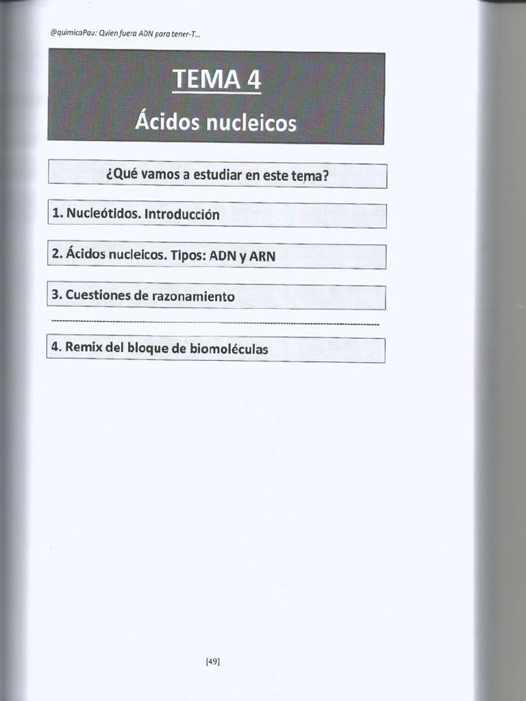 Resumen PAU - Ac. Nucleicos | PDF