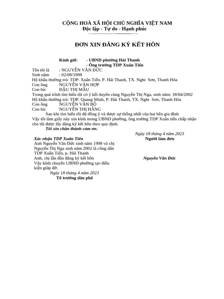 Don Dang Ky Ket Hon 2023 | PDF