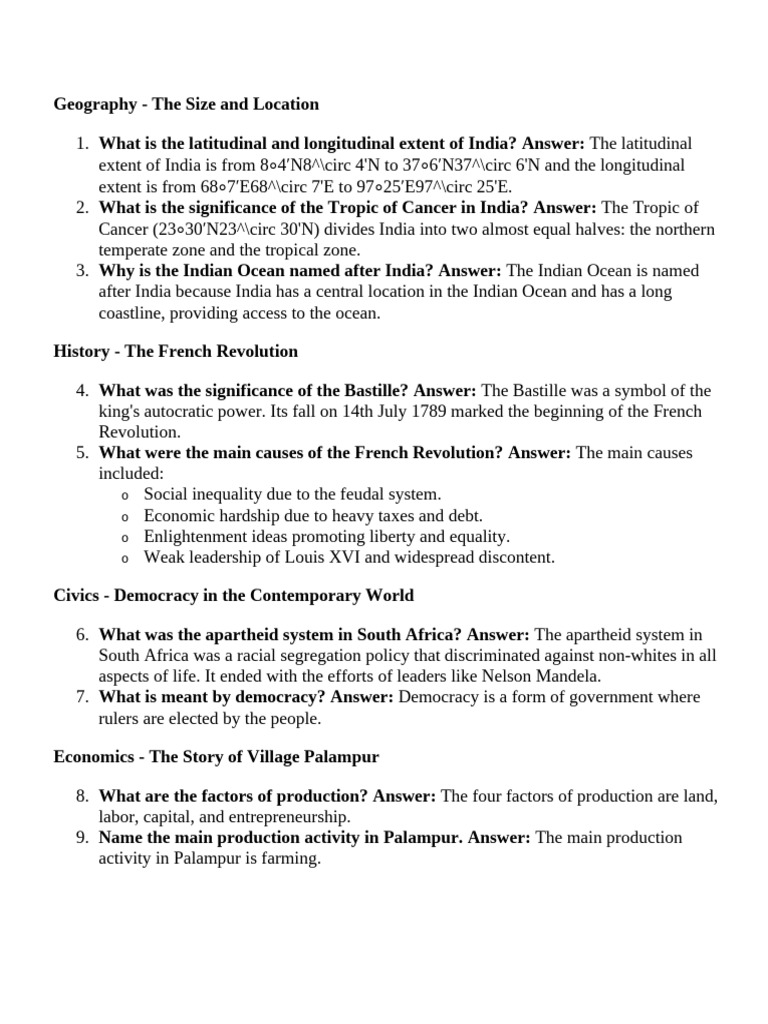 Class 10 Chapter 2 Polynomial Revision Questions | PDF