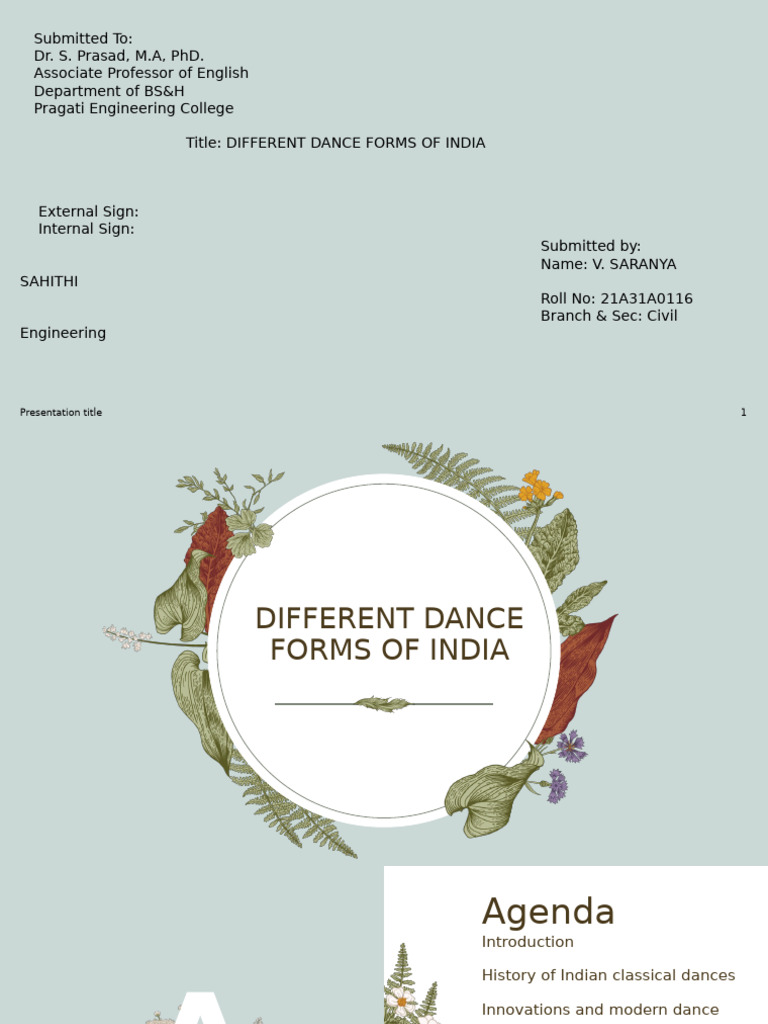 Indian Dance Forms by State | PDF | Dances | Performing Arts