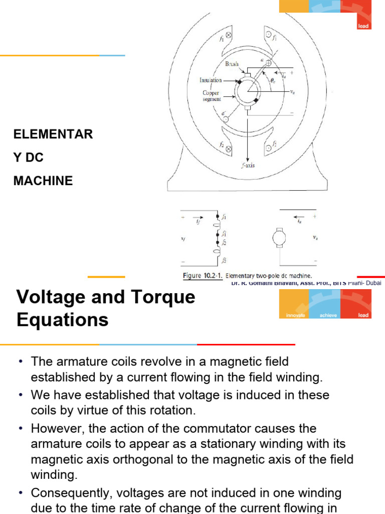 Voltage and Torque Equations | PDF