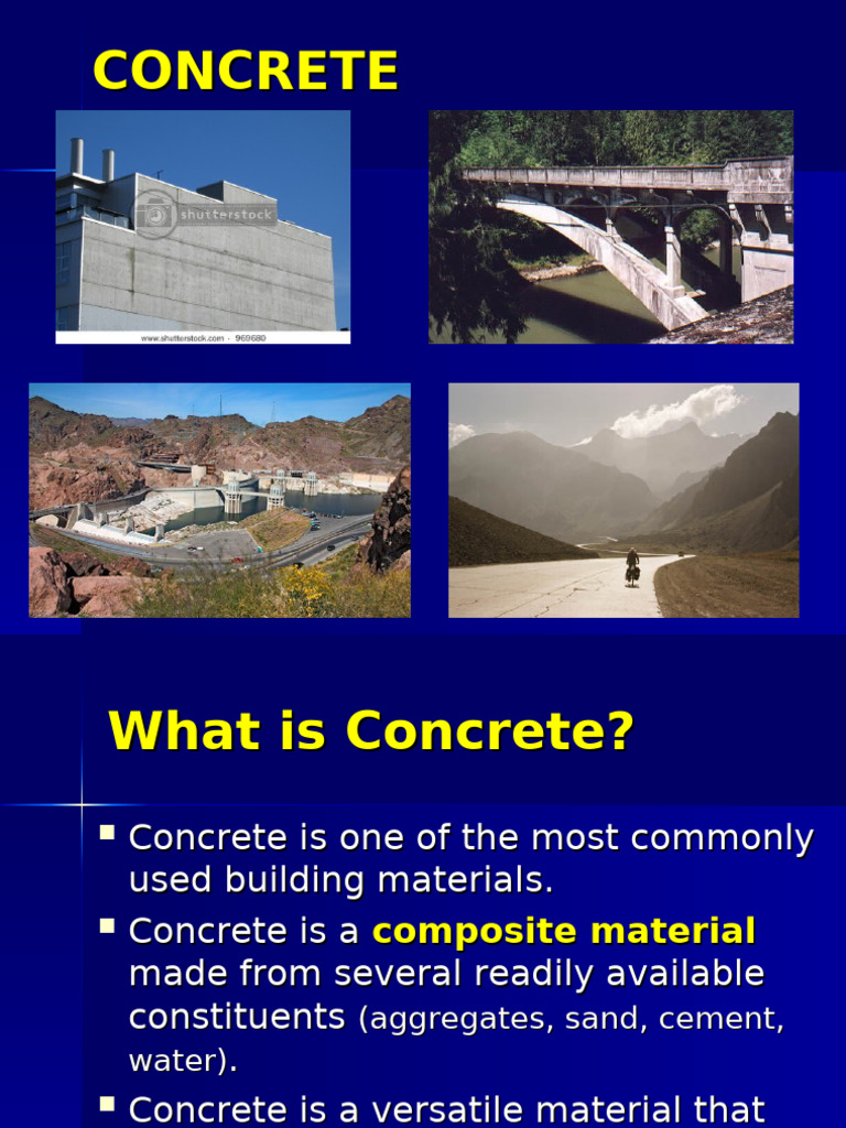 Understanding Concrete Properties and Mixing | PDF | Concrete ...