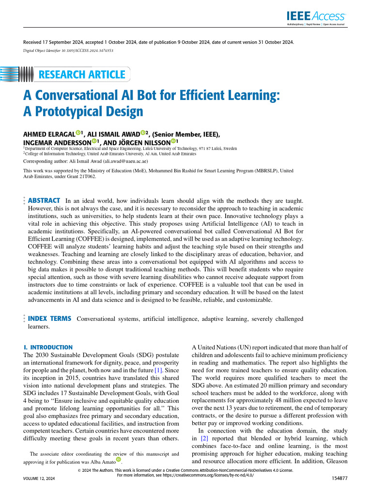 AI Bot for Adaptive Learning Solutions | PDF | Learning | Artificial ...