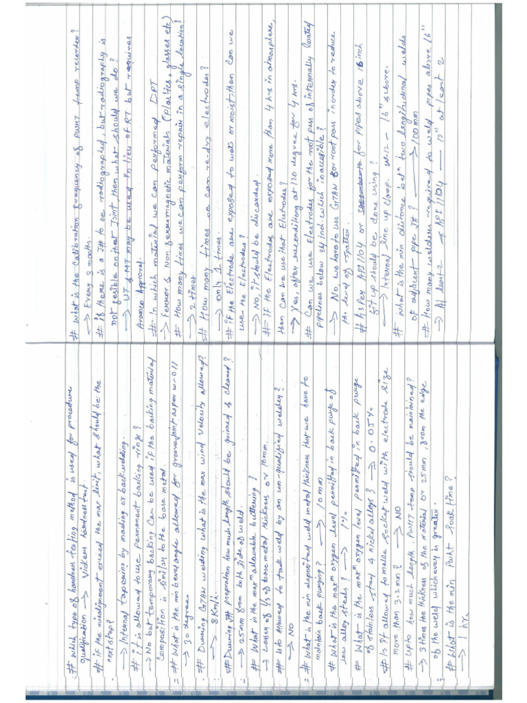 ARAMCO Interview Note - Pg-33 | PDF