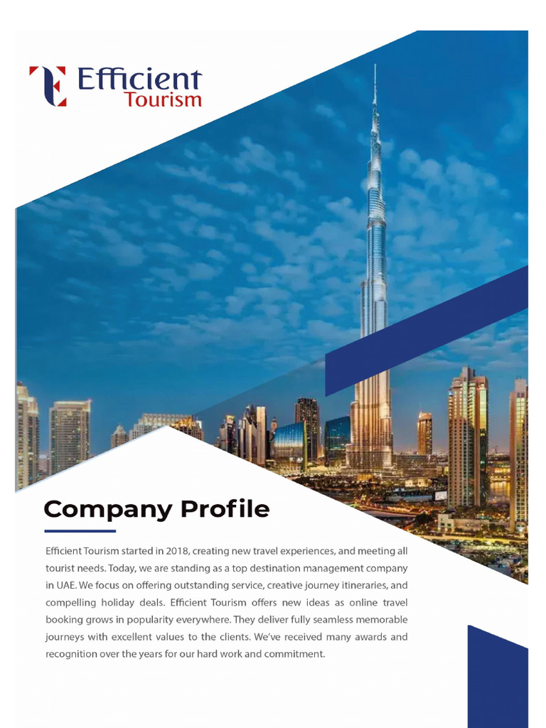 Efficient Tourism Strategies | PDF