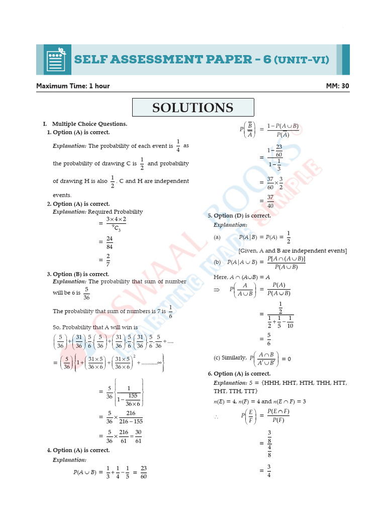 Https - App - Oswaalbooks.com - Download - Sample-Qp - Subsolution - 407SAP 6 | PDF ...