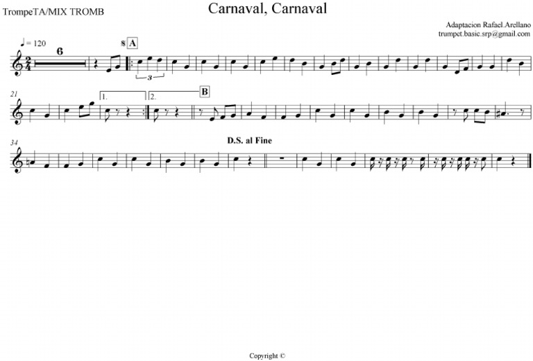 Mix Tromp-Tromb Carnava Carnaval Batuca | PDF