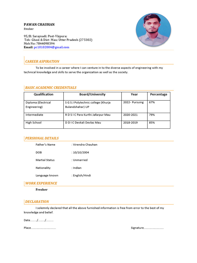 Pawan CV 2024 | PDF