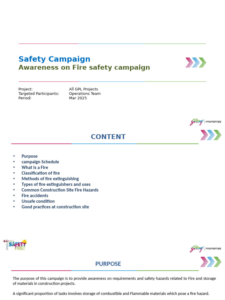 Fire Safety Awareness Campaign Guide | PDF | Fires | Combustion
