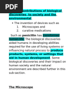 Grade 9 Biology, Unit 1 | PDF | Biology